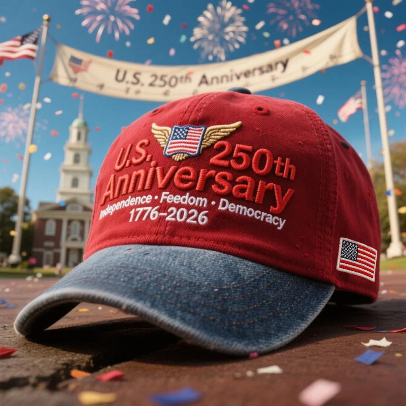 🔥LAST DAY 49% OFF - U.S. 250th Anniversary Retro Washed Cap – Kuosn