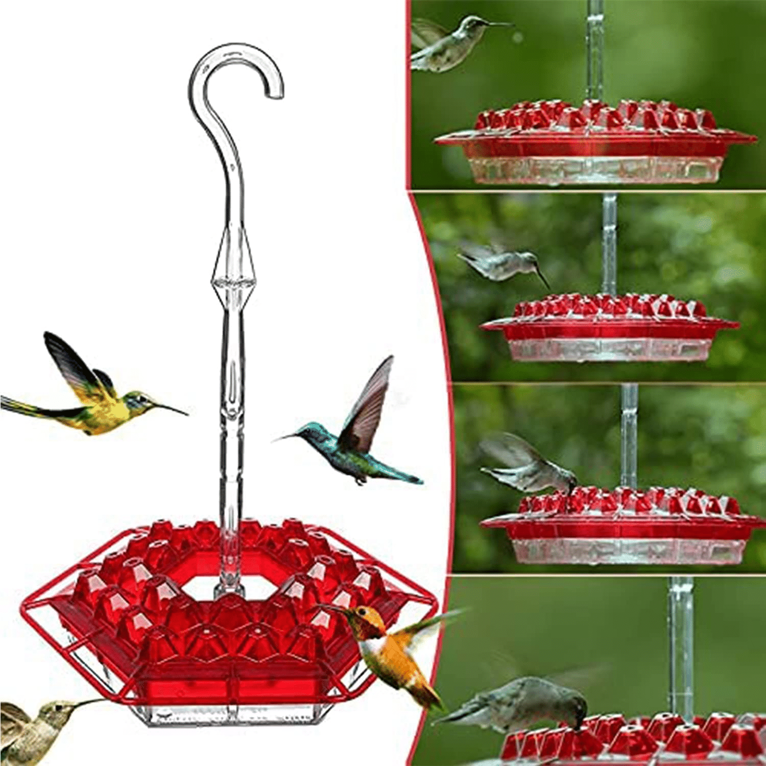 Sherem Ant Proof Hummingbird Feeder Outdoor Hanging Perch – Kuosn